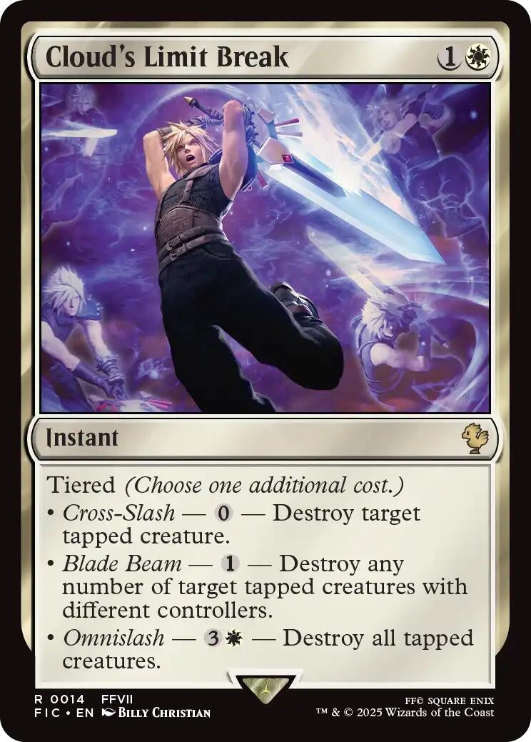 Cloud's Limit Break (Surge Foil) (14) (FIC) – Card Dynasty