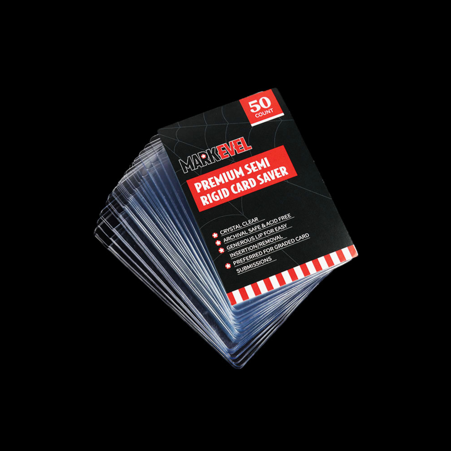 Semi-Rigid 1/2" Lip Sleeves 50ct – Card Dynasty